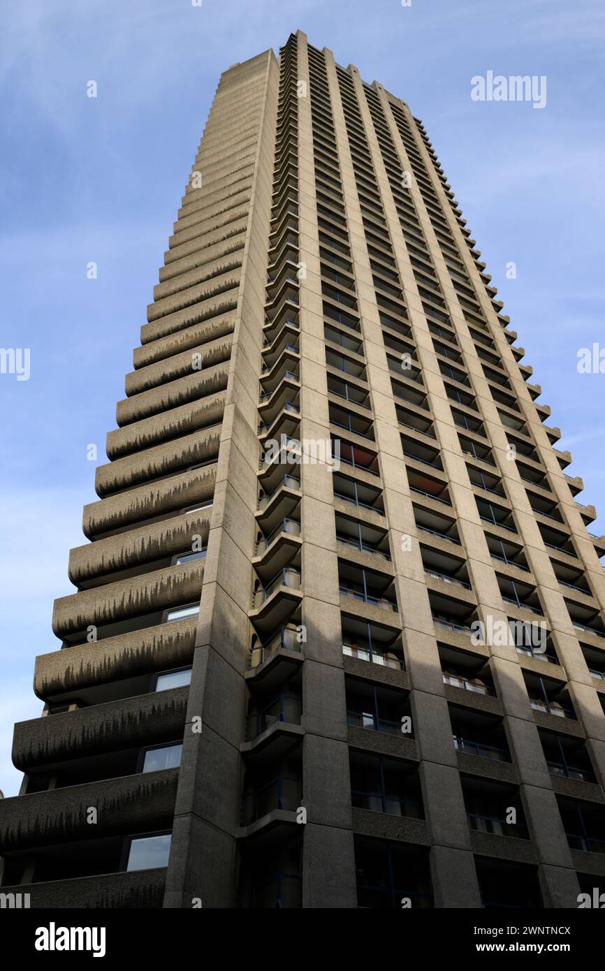 Shakespeare Tower is one of the three 42-storey tower blocks which make ...