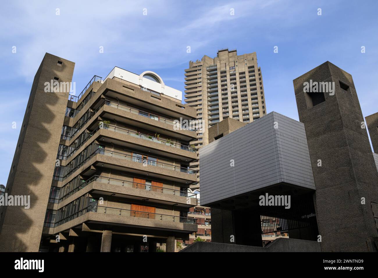 A view of the west end of Frobisher Crescent, a curved terrace of ...