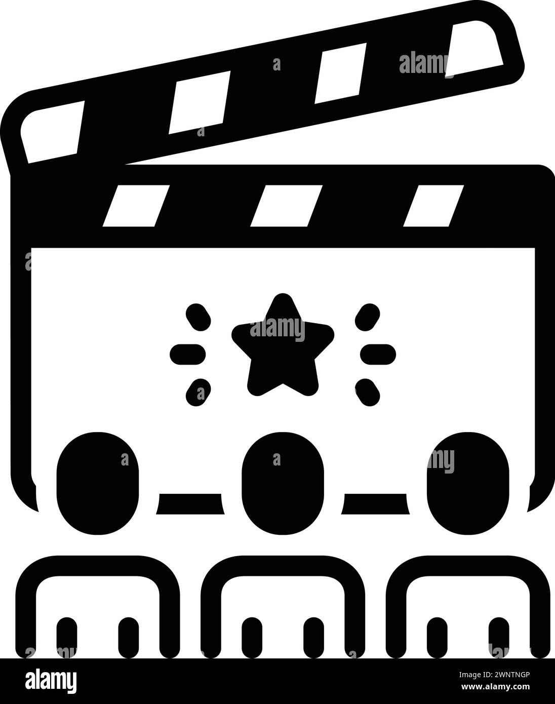 Icon for premiere,first performance Stock Vector Image & Art - Alamy