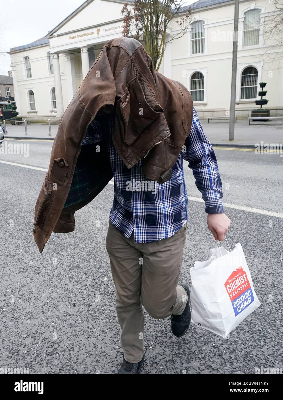 Evan Fitzgerald leaves Naas District Court, Co Kildare, where three men ...