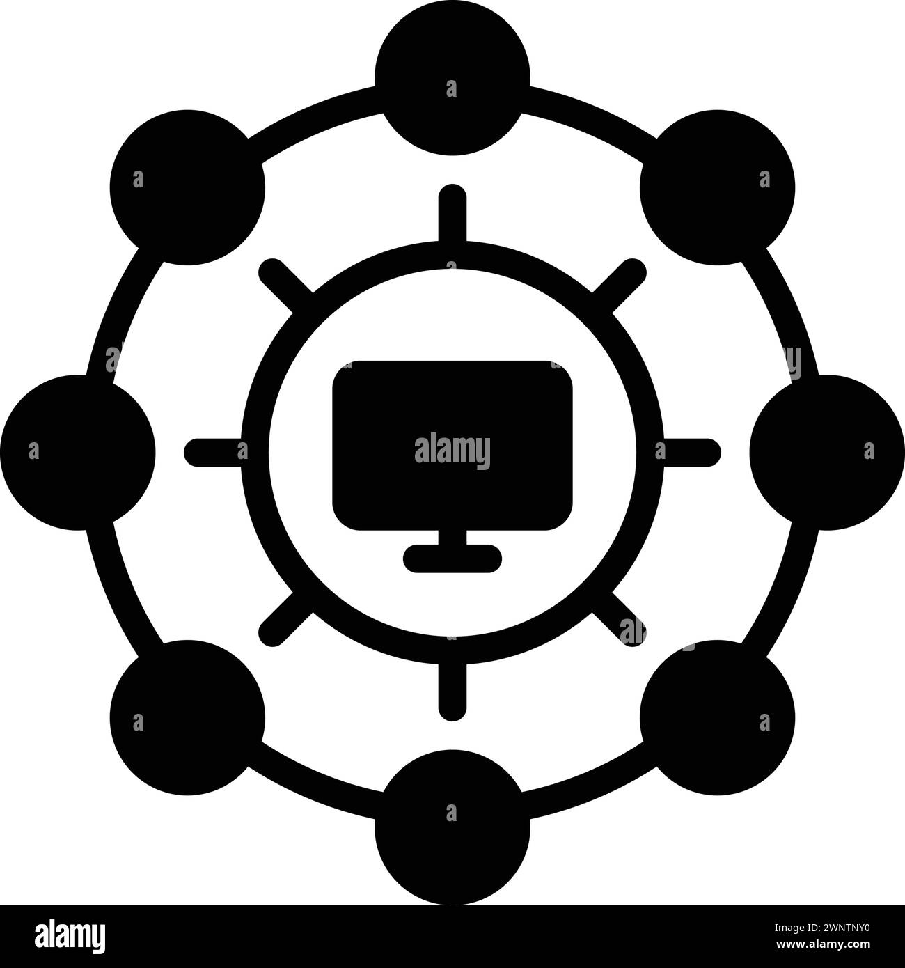 Multiple hub Stock Vector Images - Alamy