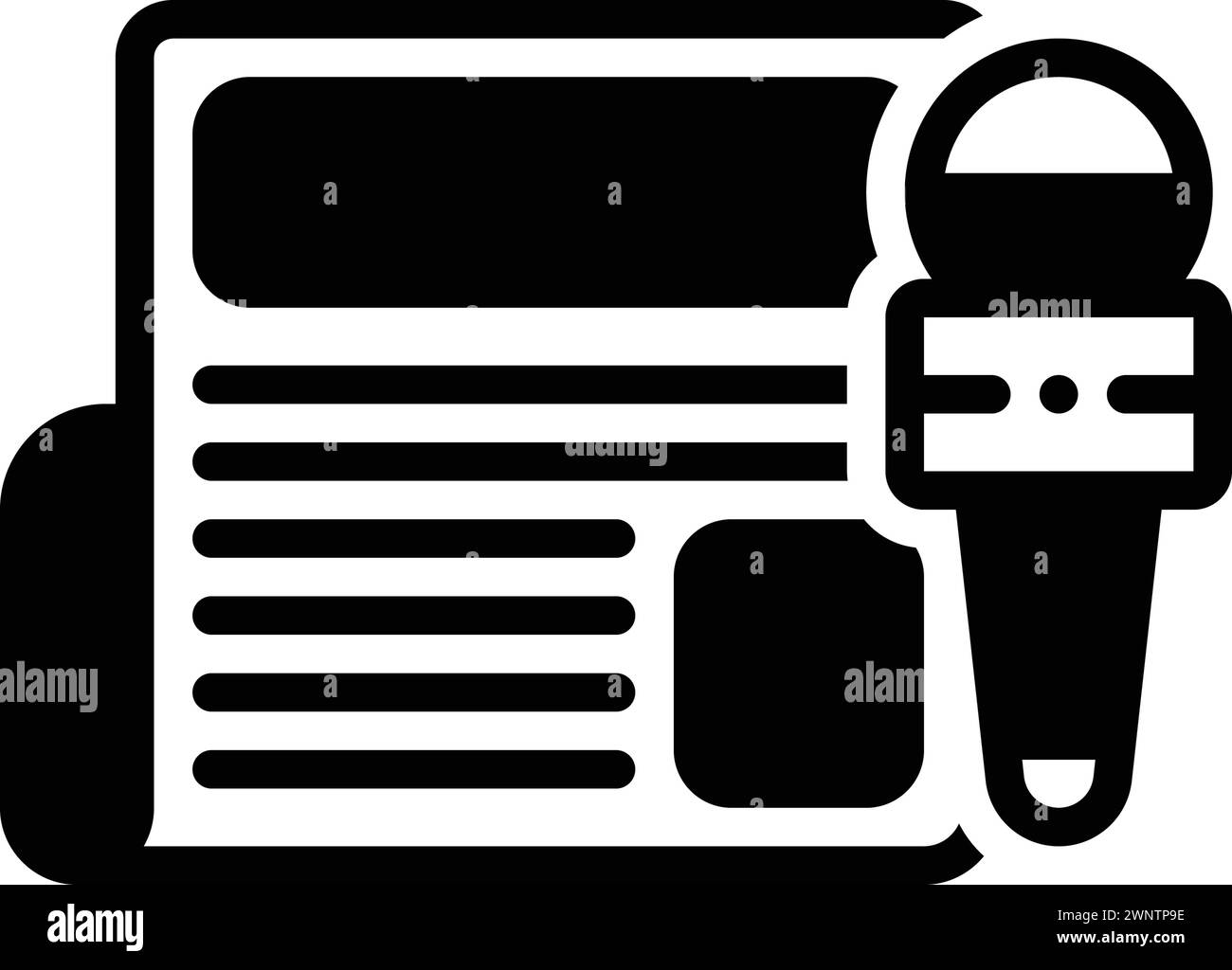 Icon for press,journalist Stock Vector Image & Art - Alamy