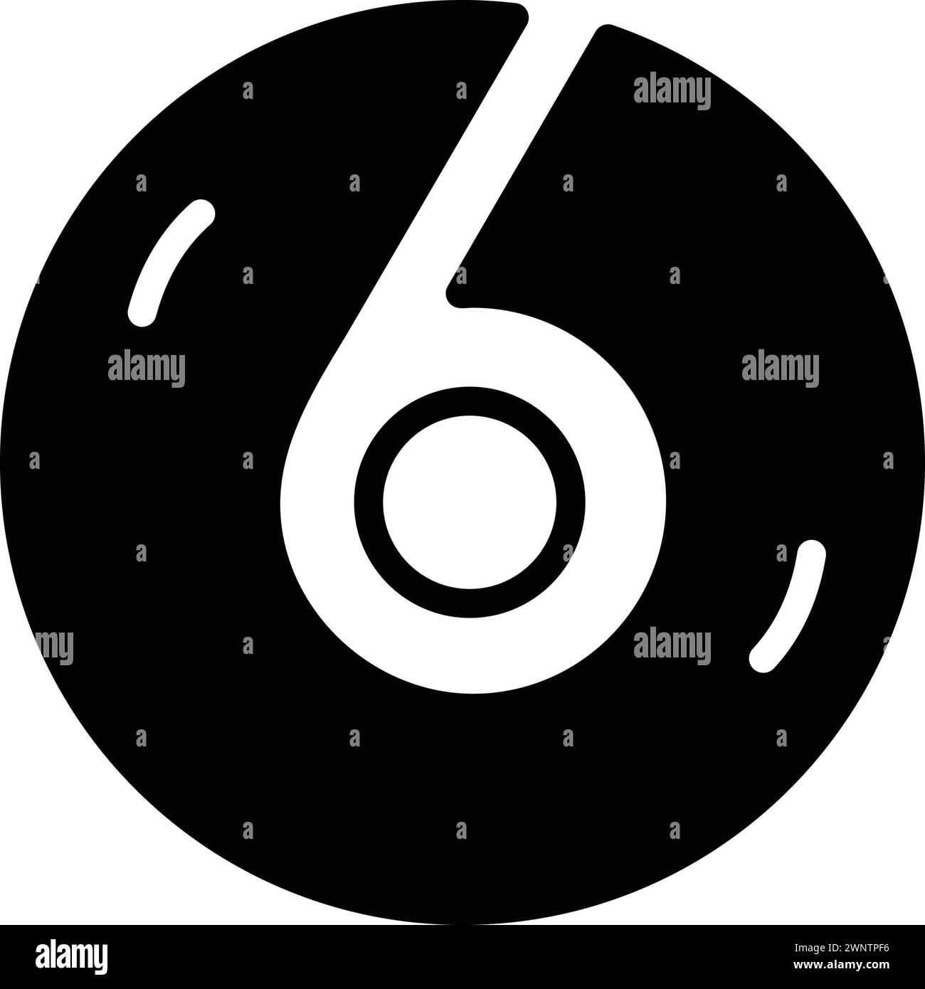 Icon for six,letter Stock Vector Image & Art - Alamy