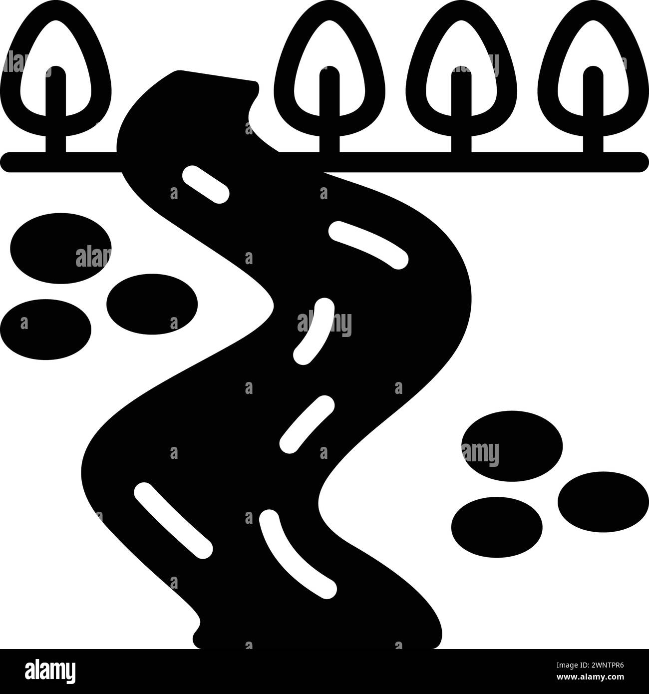 Creek small river Cut Out Stock Images & Pictures - Alamy