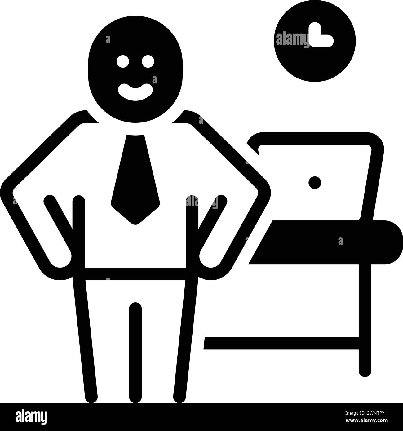 Administrative icon Black and White Stock Photos & Images - Alamy