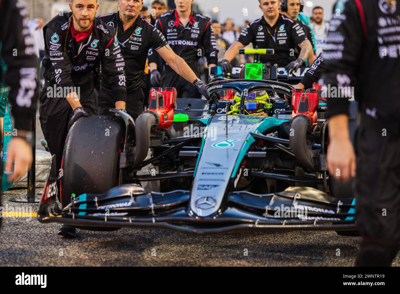 MANAMA, BAHRAIN, Bahrain International Circuit, 2.March.2024: Lewis ...