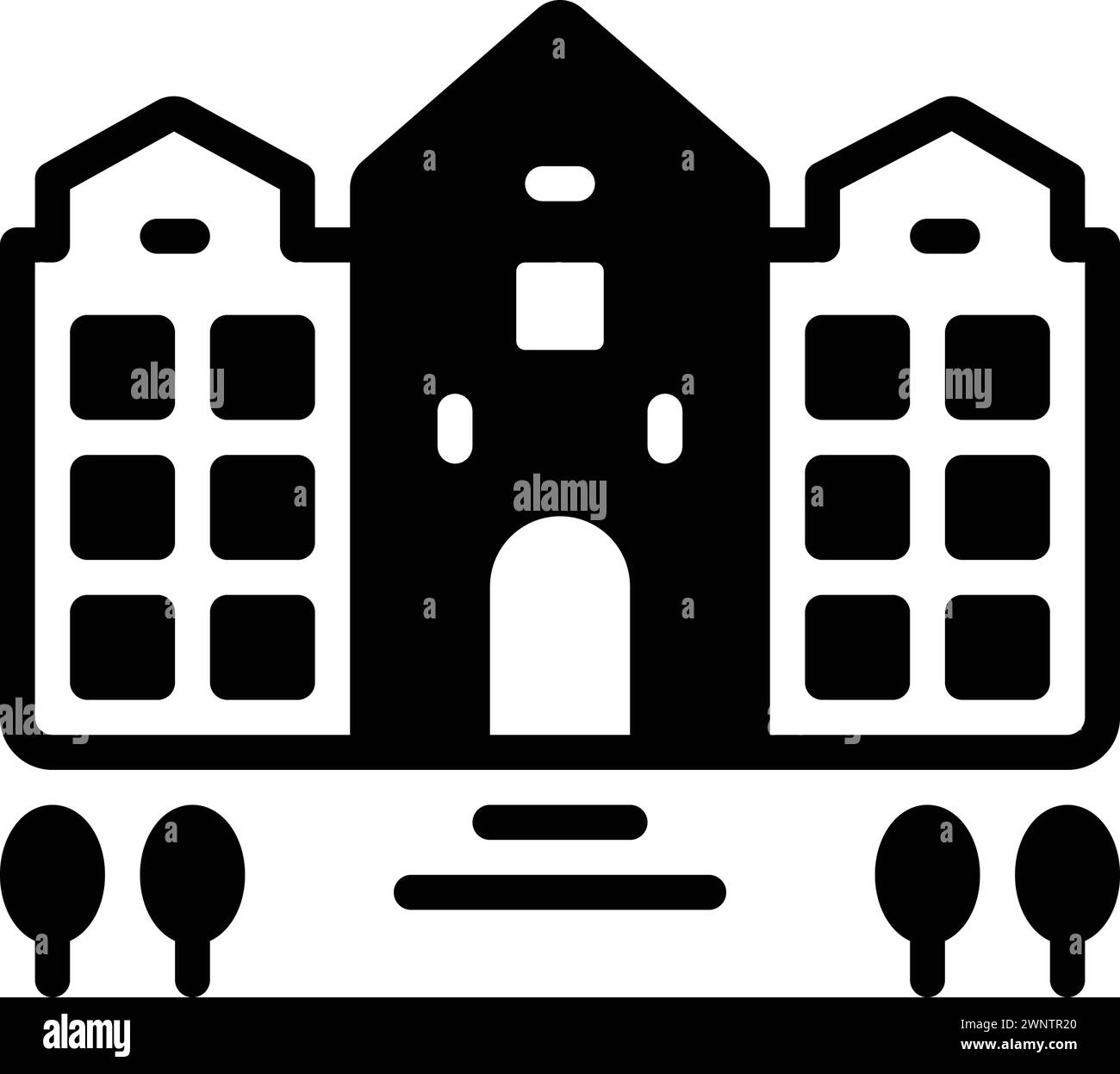 Inn building Stock Vector Images - Alamy