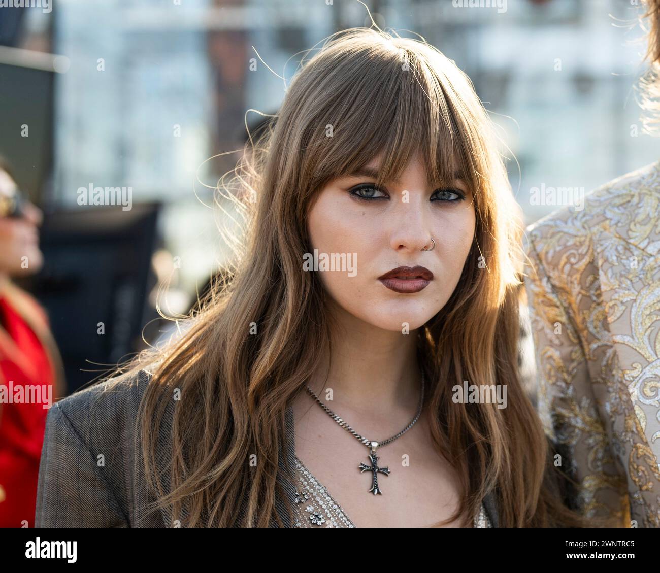Victoria De Angelis attends the Stella McCartney Fall/Winter 2024-2025 ...