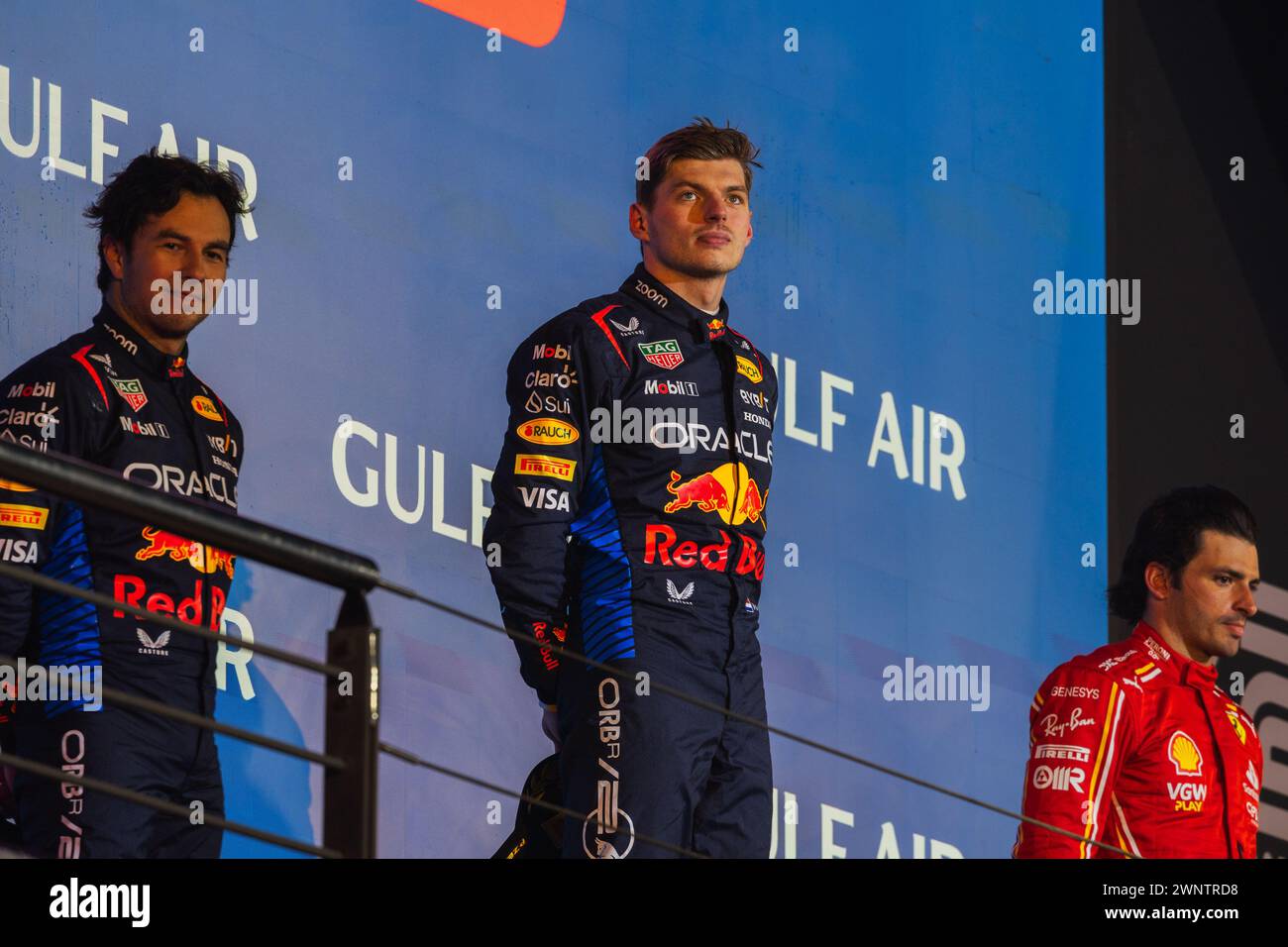 Max verstappen podium 2024 bahrain hi-res stock photography and images - Alamy