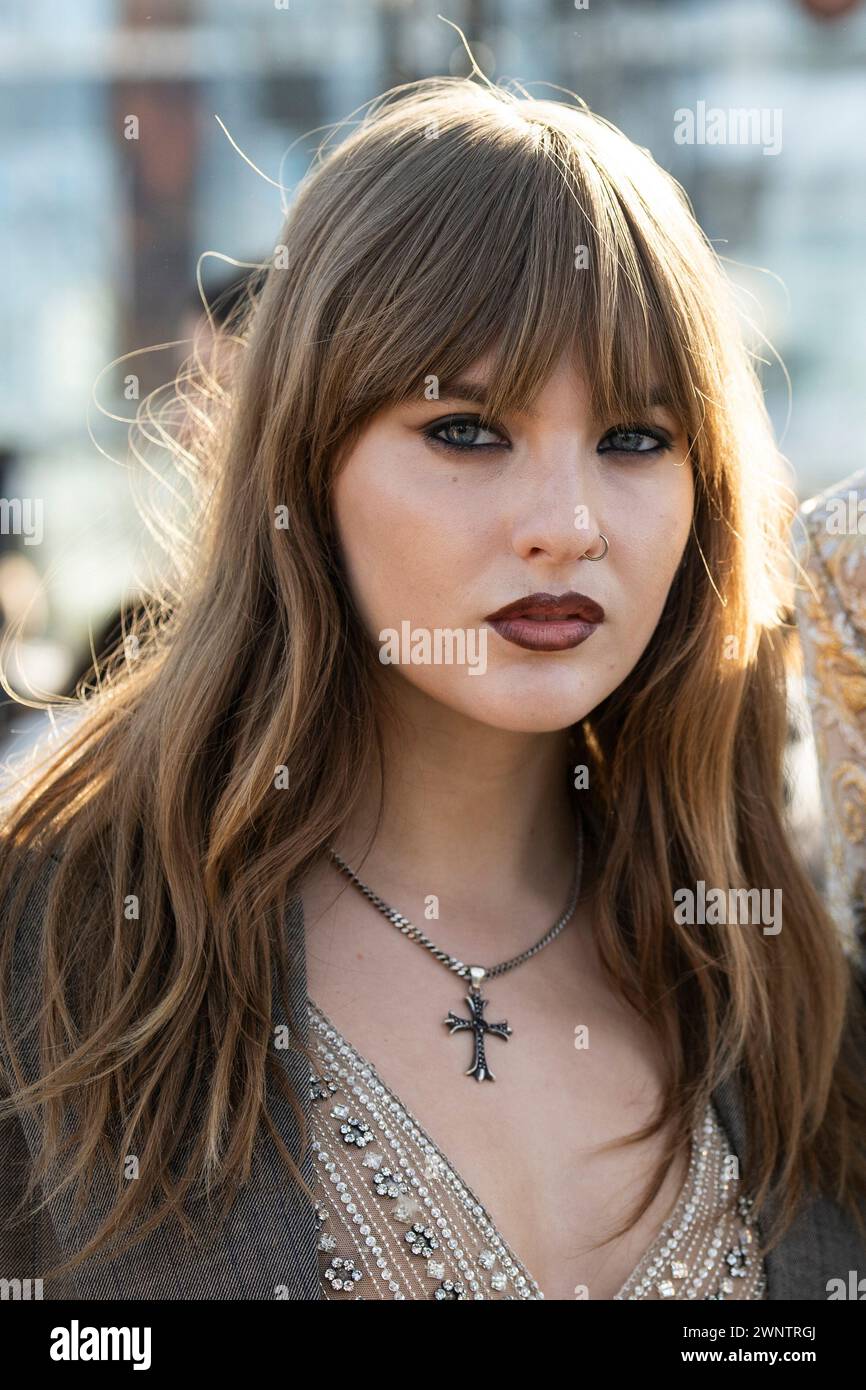 Victoria De Angelis attends the Stella McCartney Fall/Winter 2024-2025 ...