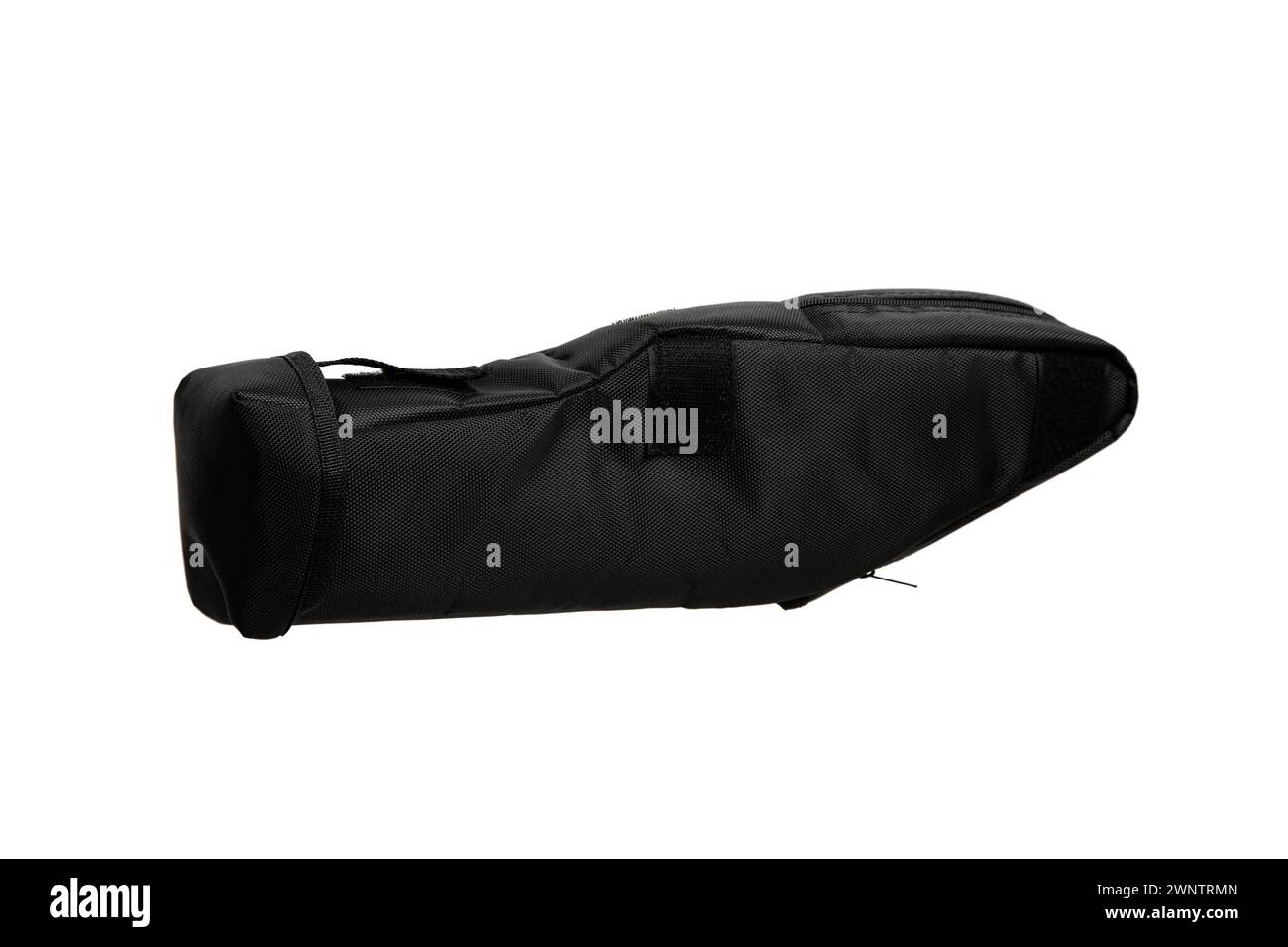 Modern spyglass. Long-range observation device. Monocular isolate on a ...