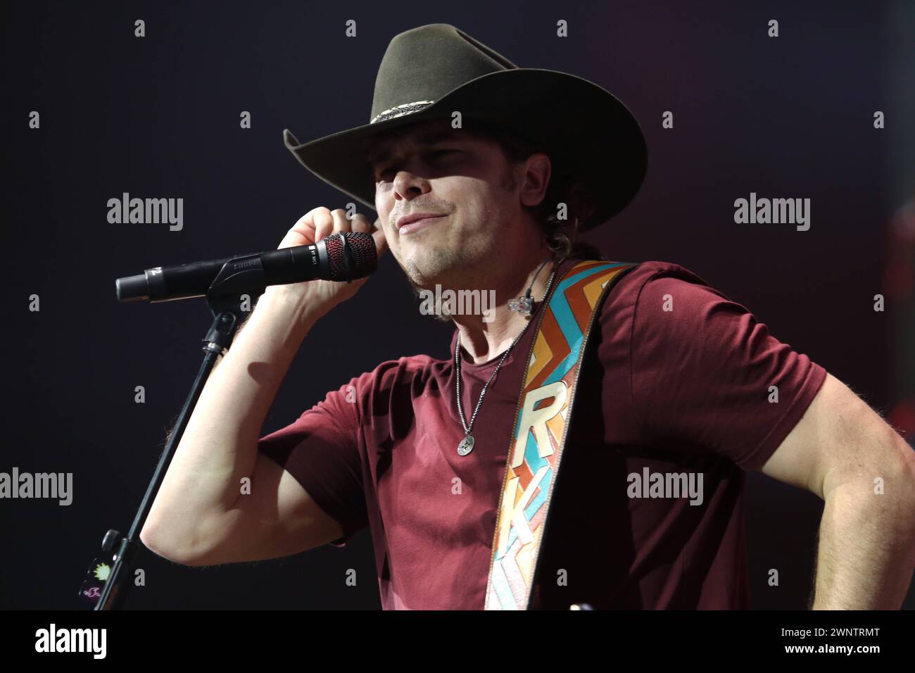 Countrysänger Randall King beim C2C 2024 in Berlin Auftritt beim ...