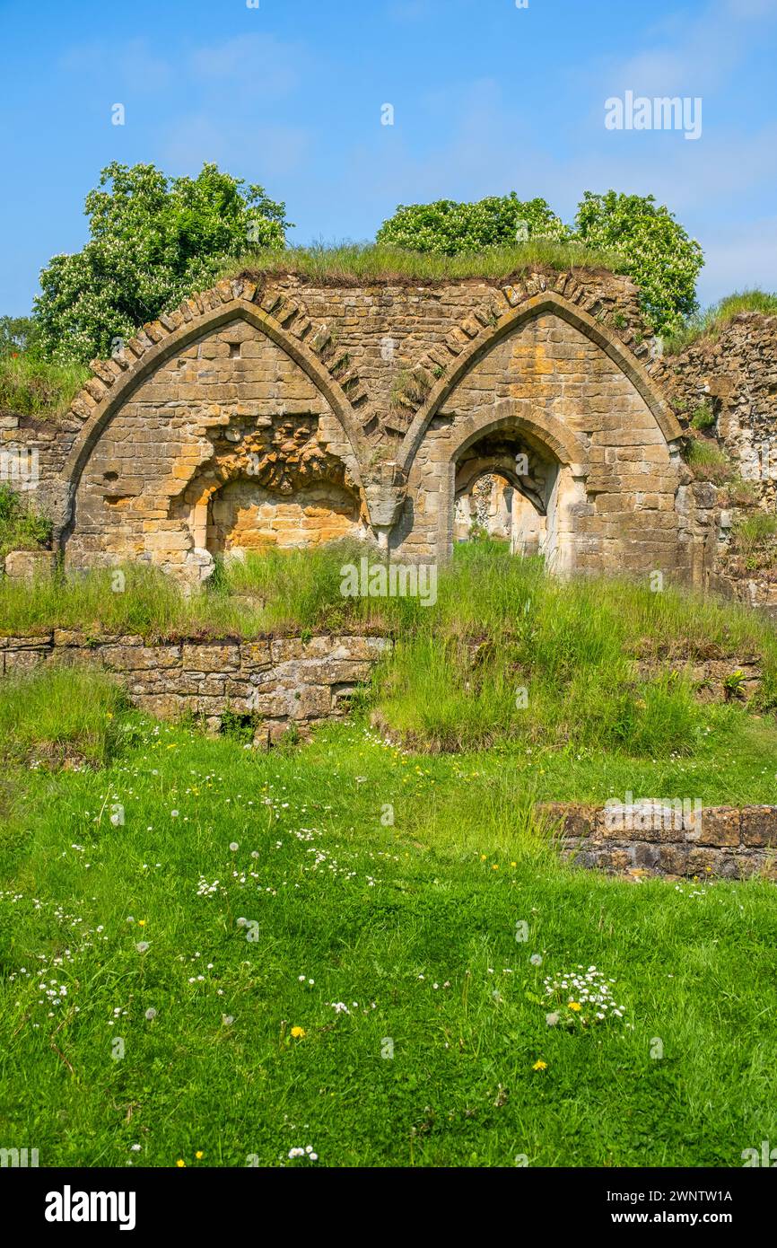 hailes abbey ruined monastery cotswolds gloucestershire england uk ...