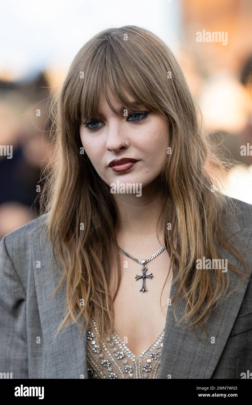 Victoria De Angelis attends the Stella McCartney Fall/Winter 2024-2025 ...