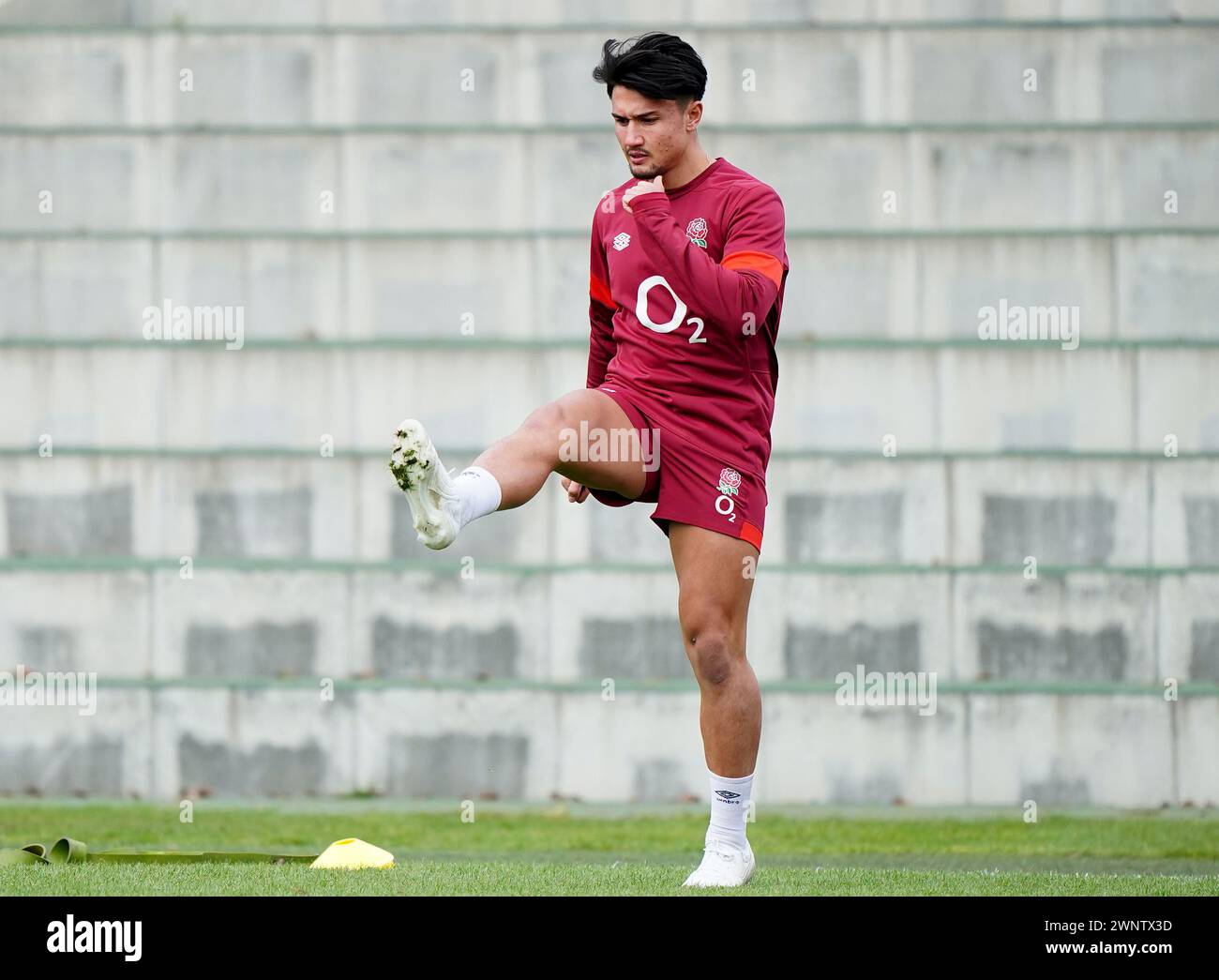 England's Marcus Smith during a training session at Pennyhill Park ...