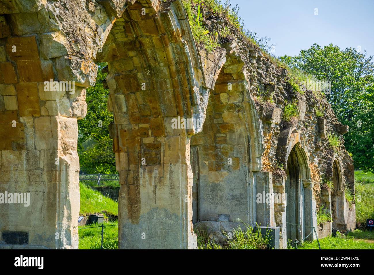 hailes abbey ruined monastery cotswolds gloucestershire england uk ...