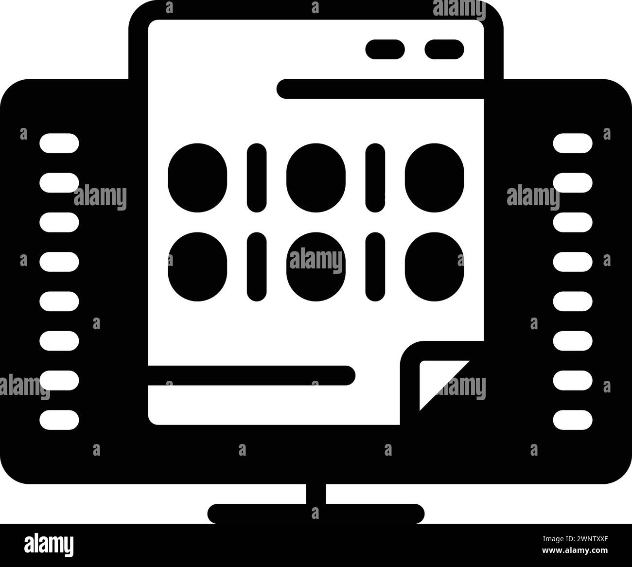 Binary shape Black and White Stock Photos & Images - Alamy