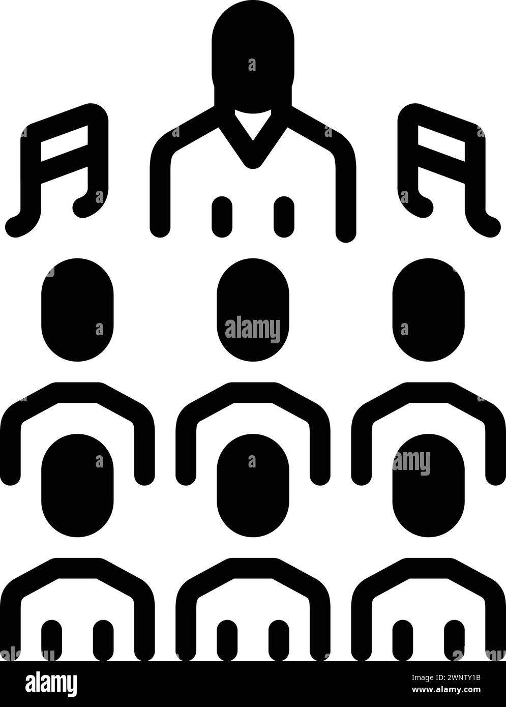 Icon for chorus,concert Stock Vector Image & Art - Alamy