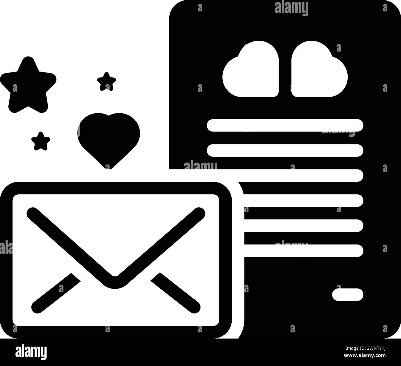 Icon for invitation,request Stock Vector Image & Art - Alamy