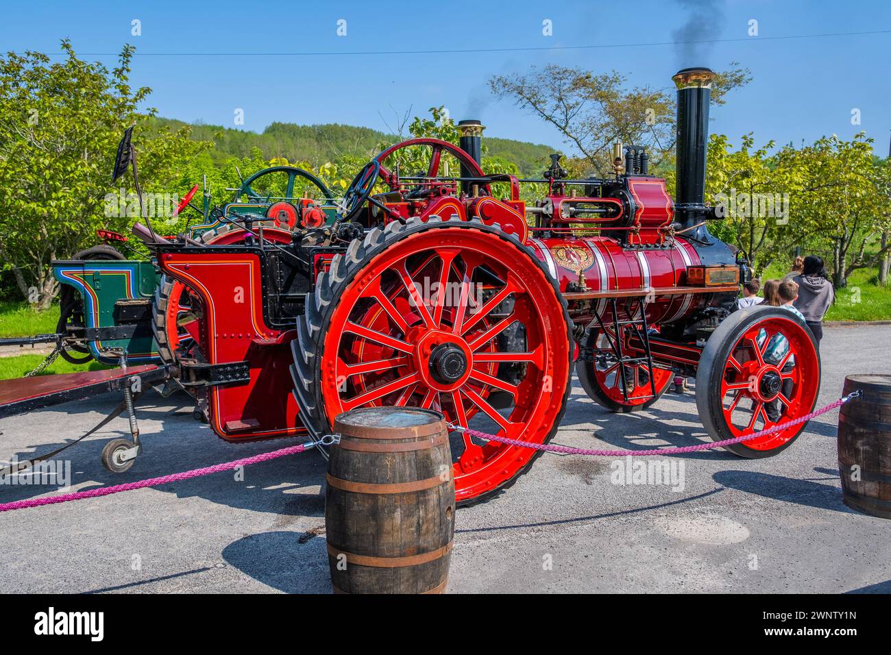 steam engine cotswolds gloucestershire england uk Stock Photo - Alamy