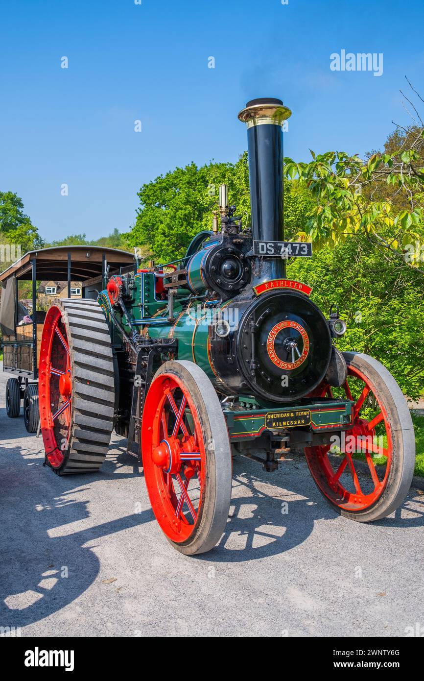 steam engine cotswolds gloucestershire england uk Stock Photo - Alamy