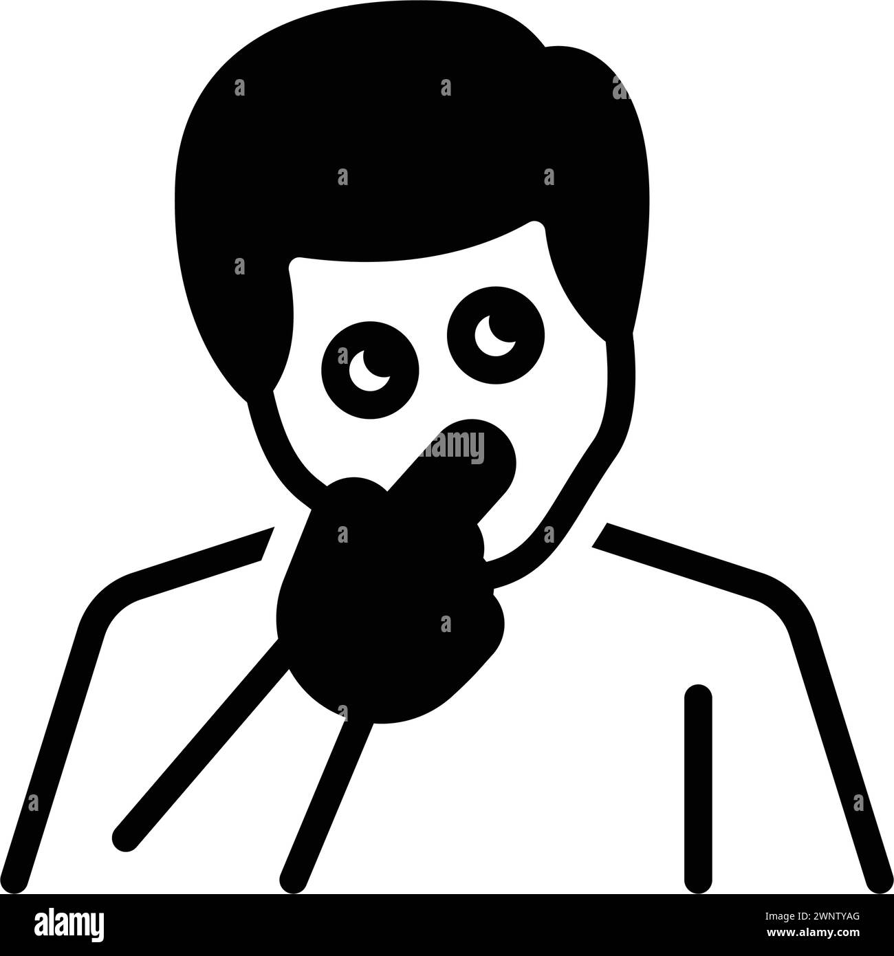 Consider thoughtful Black and White Stock Photos & Images - Alamy