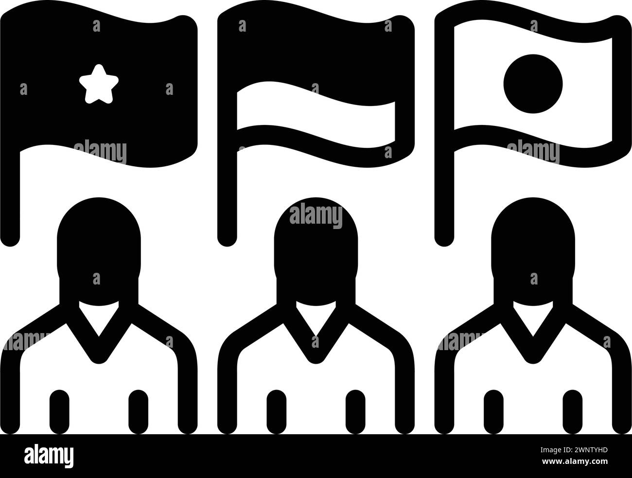Icon for nations,waving flags,flags Stock Vector Image & Art - Alamy