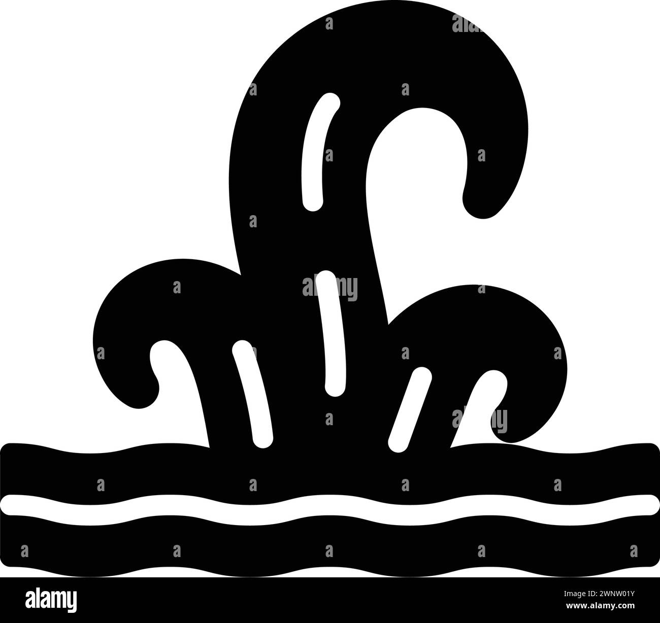 Icon for waves,ripple Stock Vector Image & Art - Alamy