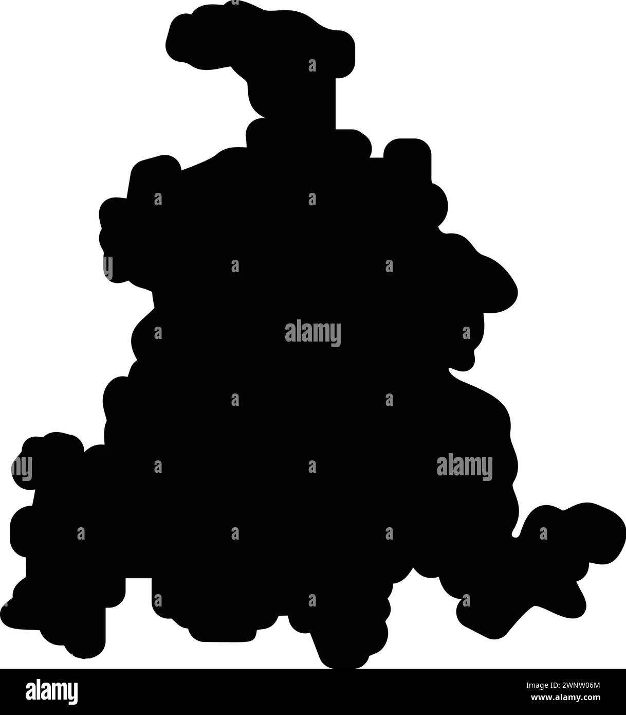 Dallas vector map Cut Out Stock Images & Pictures - Alamy