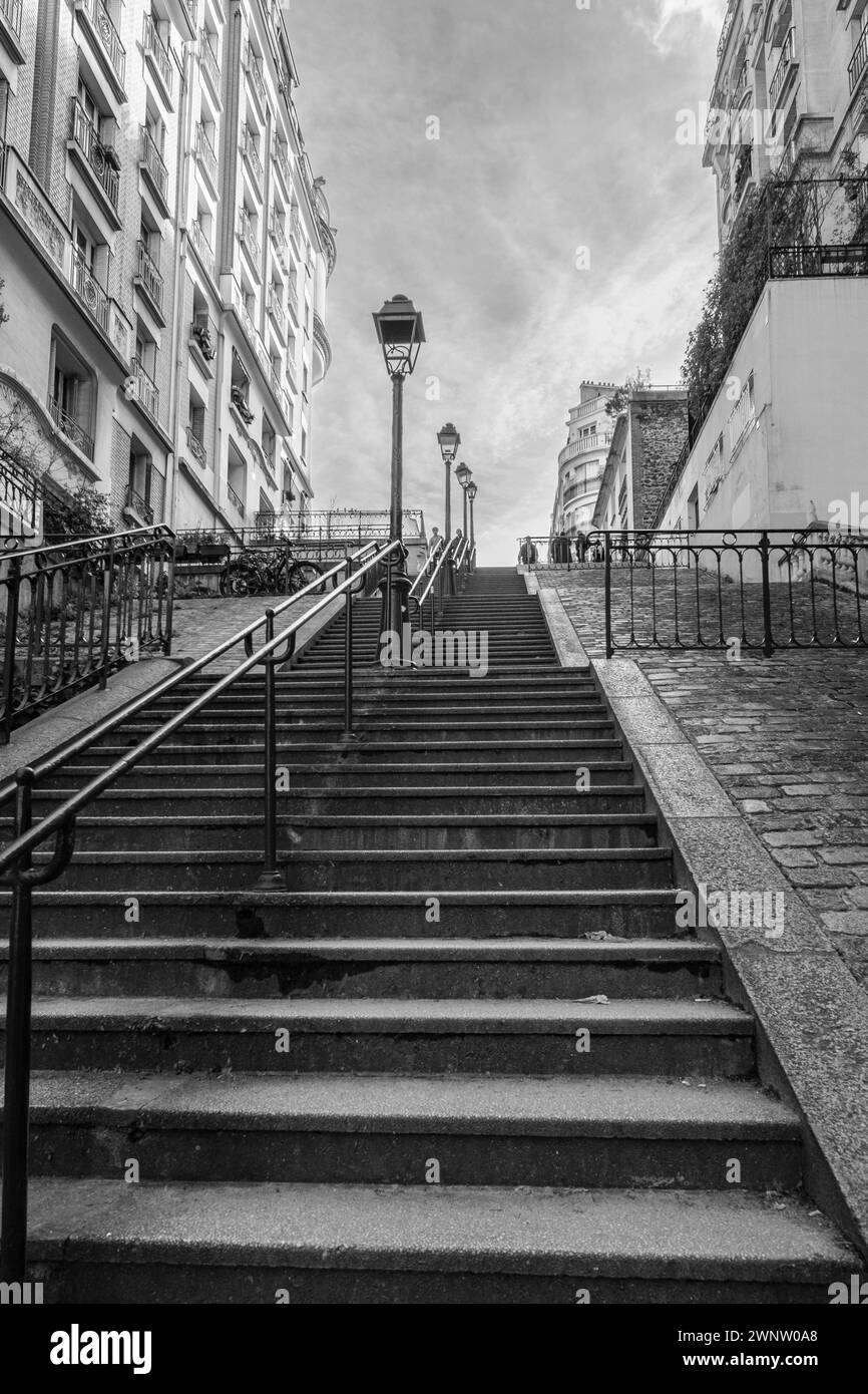 Picturesque neighbourhood Black and White Stock Photos & Images - Alamy