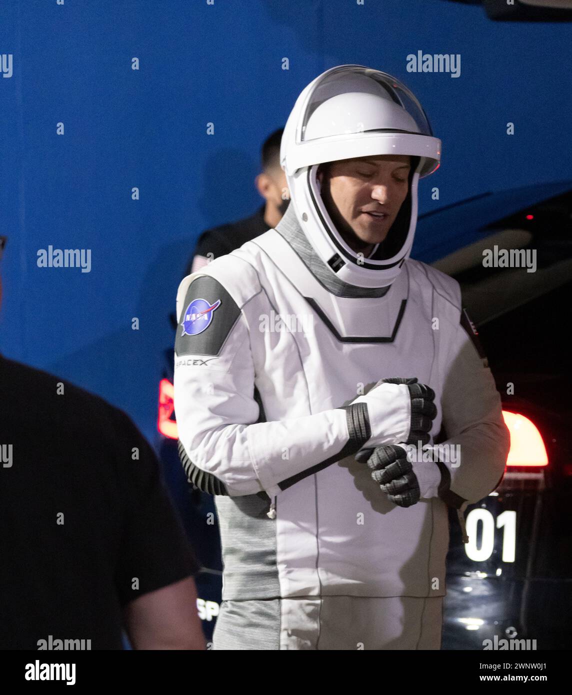 USA. 03rd Mar, 2024. At 7:33 PM NASA SpaceX Crew 8 walkout from the ...