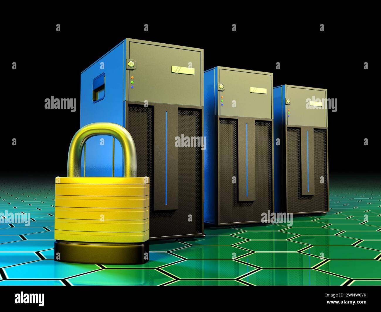 Protected servers hi-res stock photography and images - Alamy
