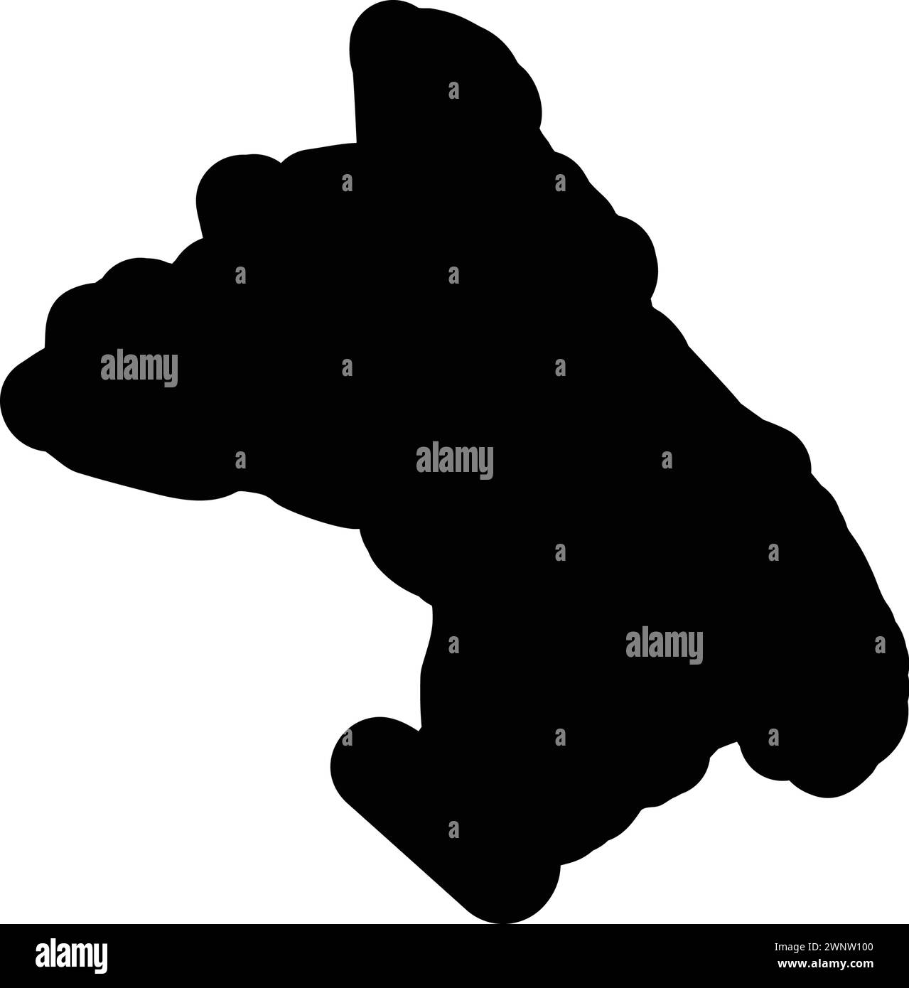 Oakland vector map hi-res stock photography and images - Alamy