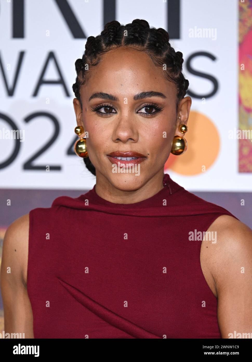 London, UK. March 2nd, 2024. EDITORIAL USE ONLY Alex Scott arriving at ...