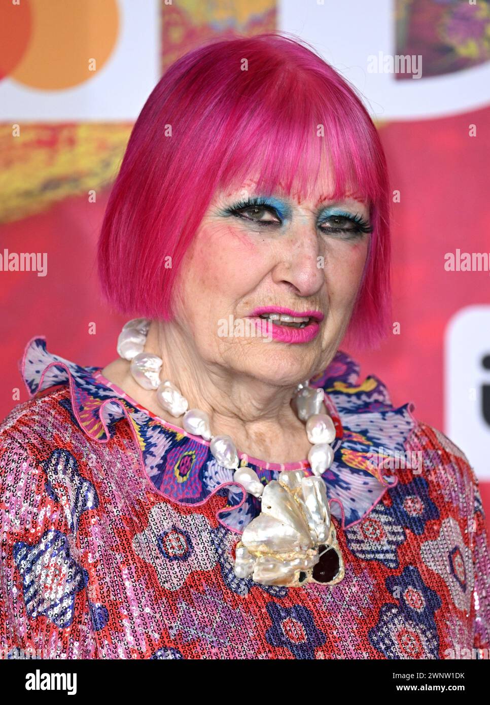 London, UK. March 2nd, 2024. EDITORIAL USE ONLY Zara Rhodes arriving at ...