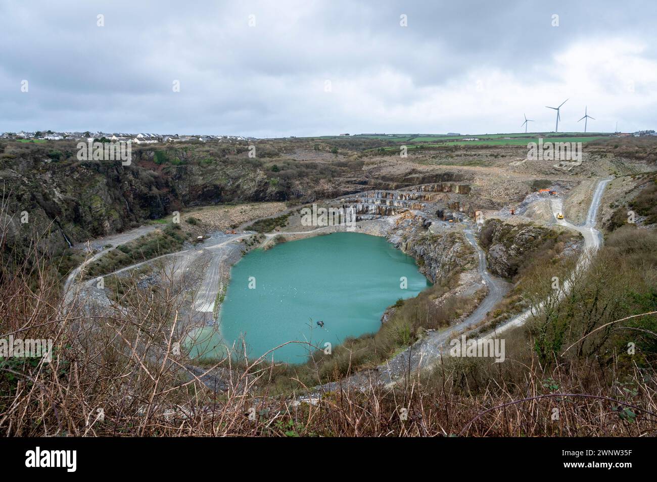 Delabole quarry hi-res stock photography and images - Alamy
