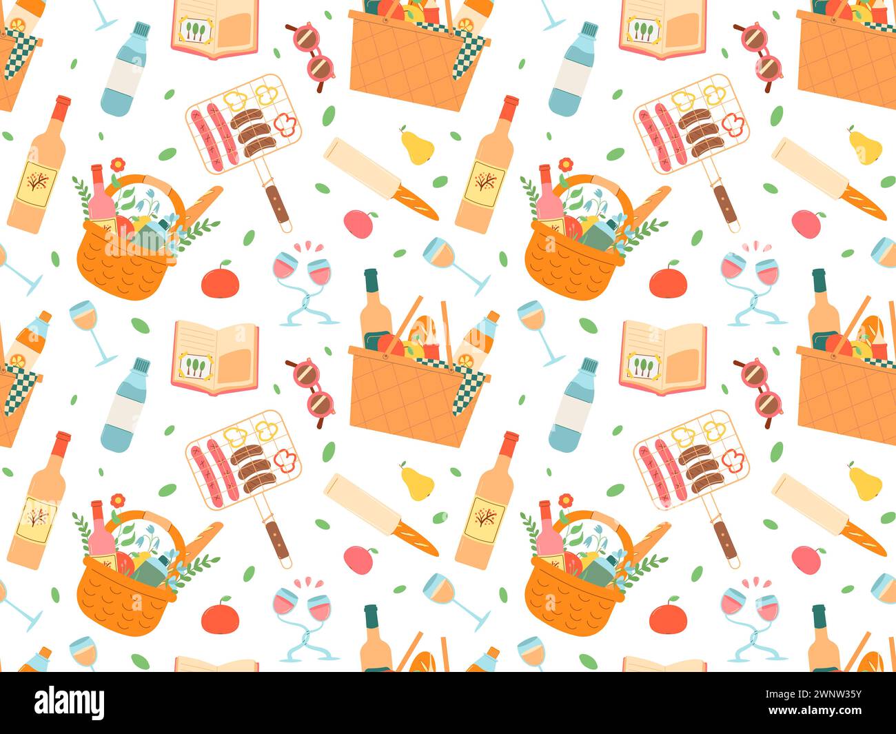 Summer day outing Stock Vector Images - Alamy