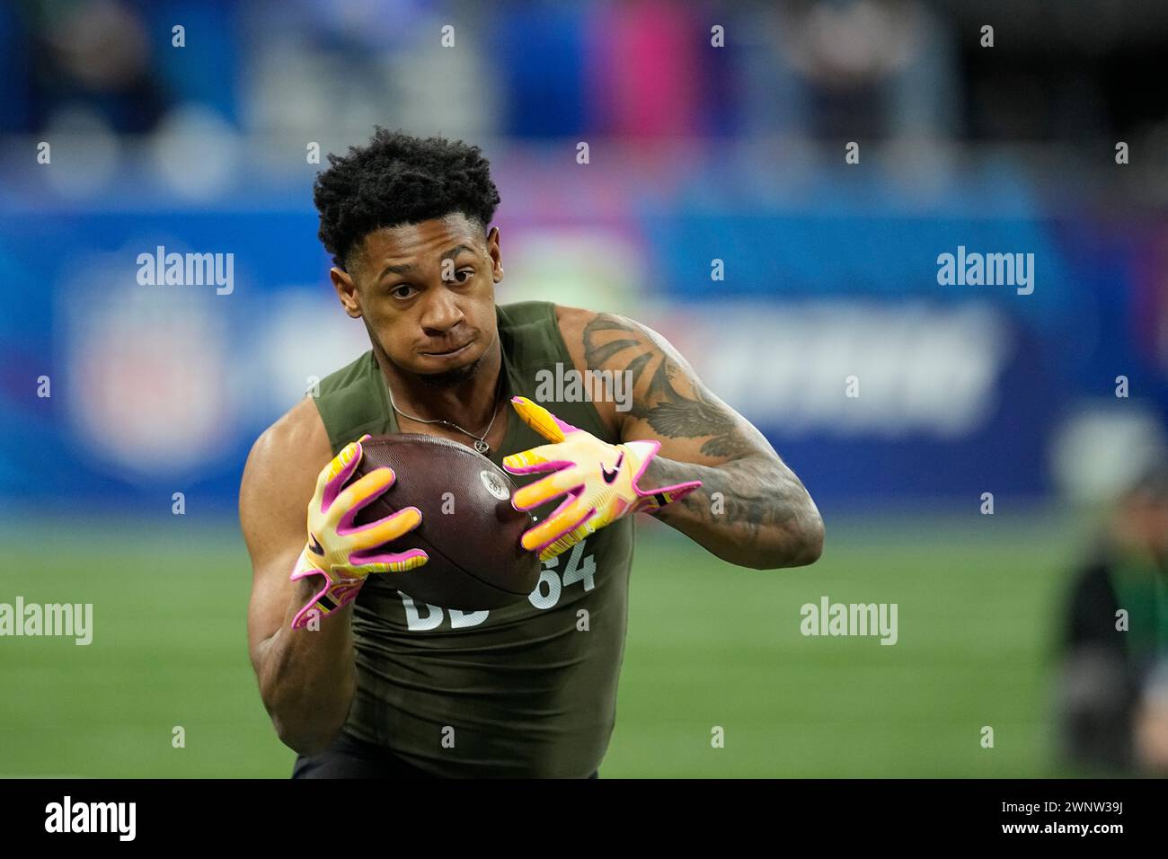 Texas Tech defensive back Dadrion Taylor-Demerson runs a drill at the ...