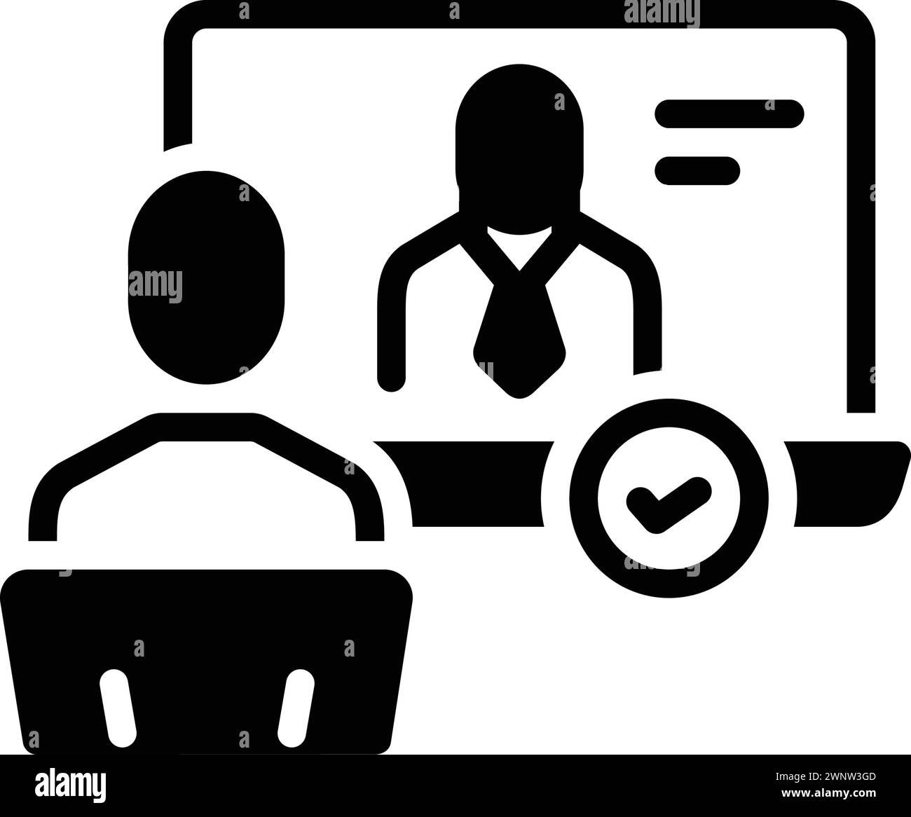 Icon for interviews,meeting Stock Vector Image & Art - Alamy