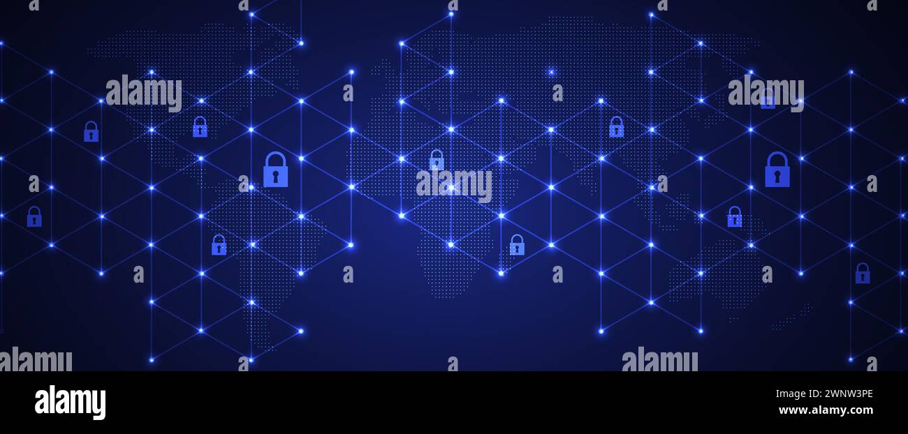 Cybersecurity services vector vectors hi-res stock photography and ...