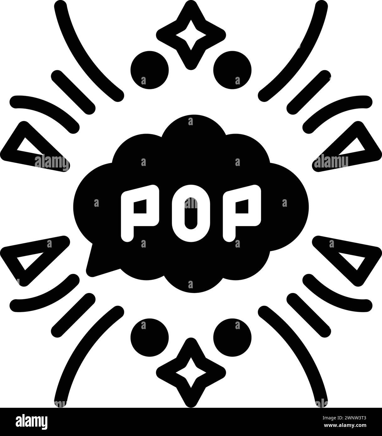 Icon for pop,comic Stock Vector Image & Art - Alamy