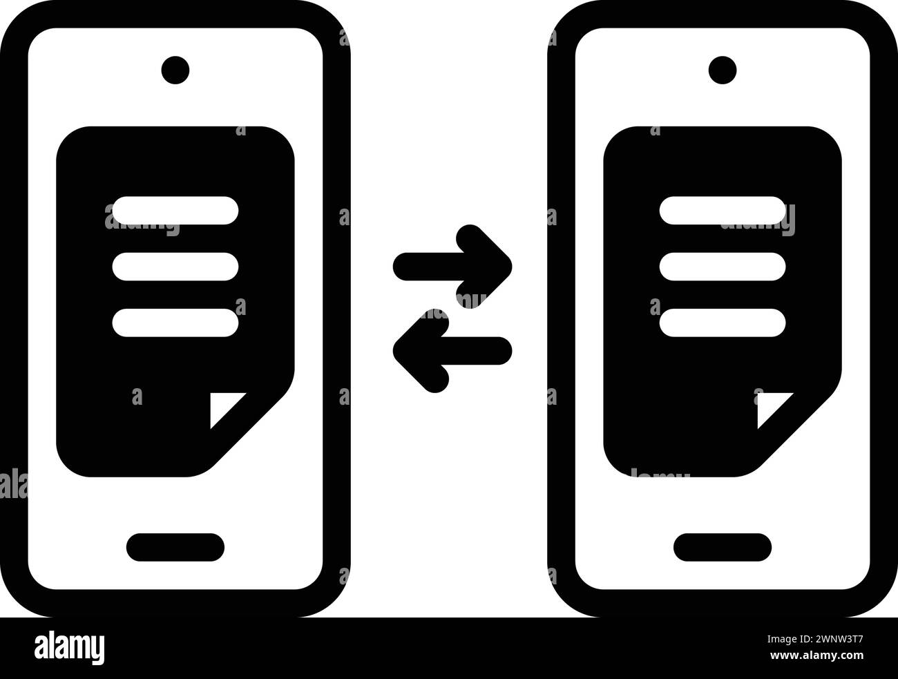 Document duplicate vector vectors Black and White Stock Photos & Images ...
