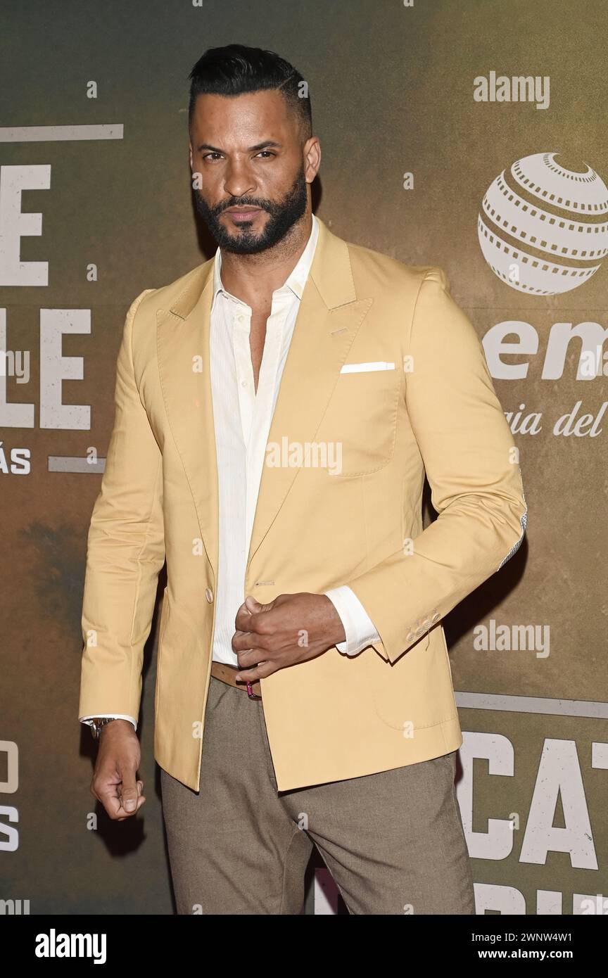 Mexico City premiere of 'Land of Bad' red carpet at Cinemex Antara ...