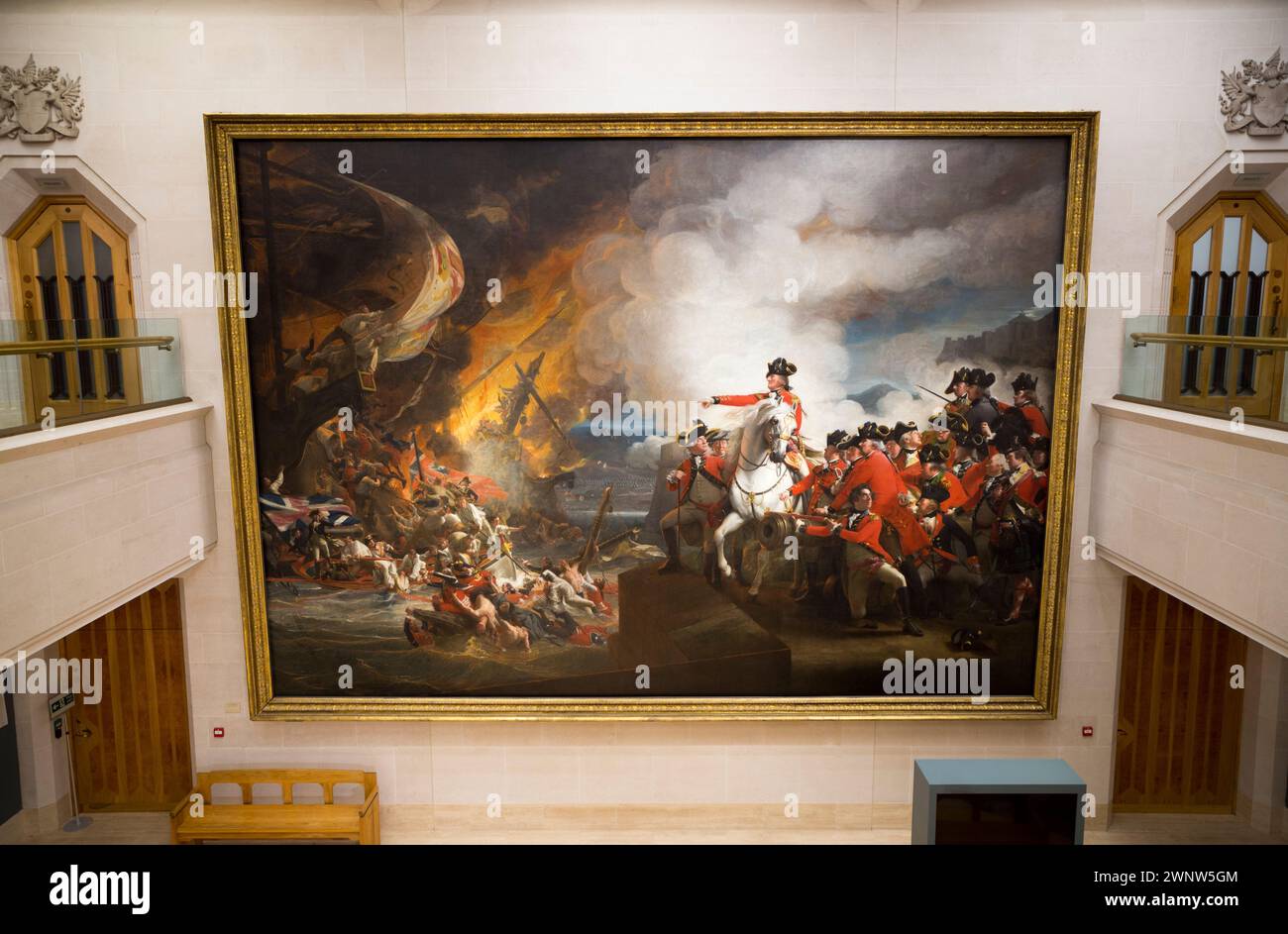 Gibraltar battle defeat painting in collection / painting inside and ...