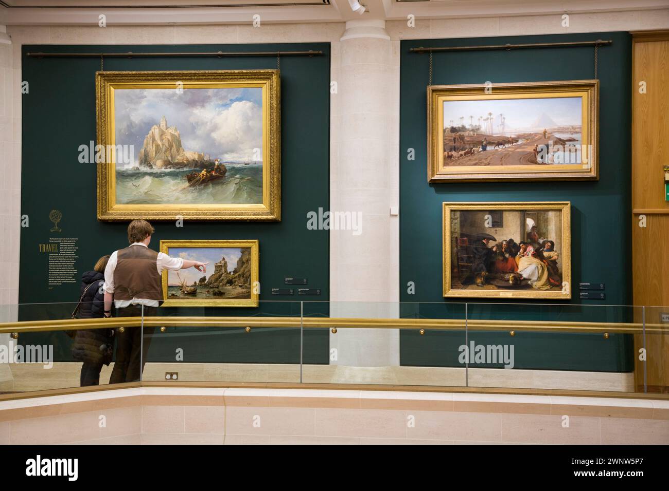 General view of painting collection / paintings inside and the interior ...