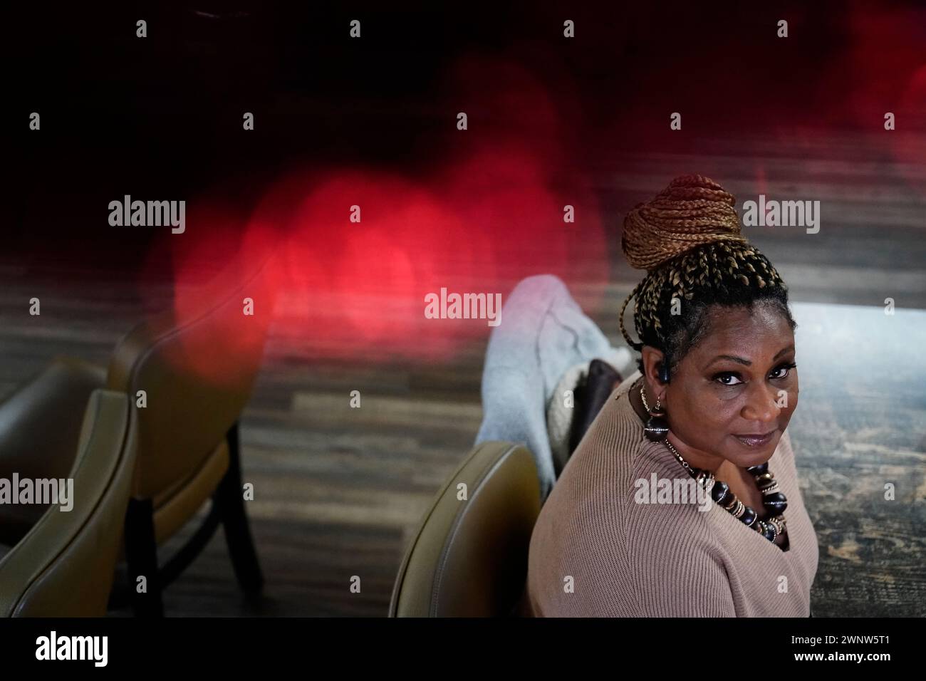 Community activist Carletta Davis poses for a portrait on Wednesday ...