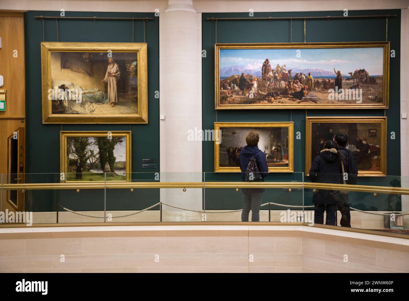 General view of painting collection / paintings inside and the interior ...