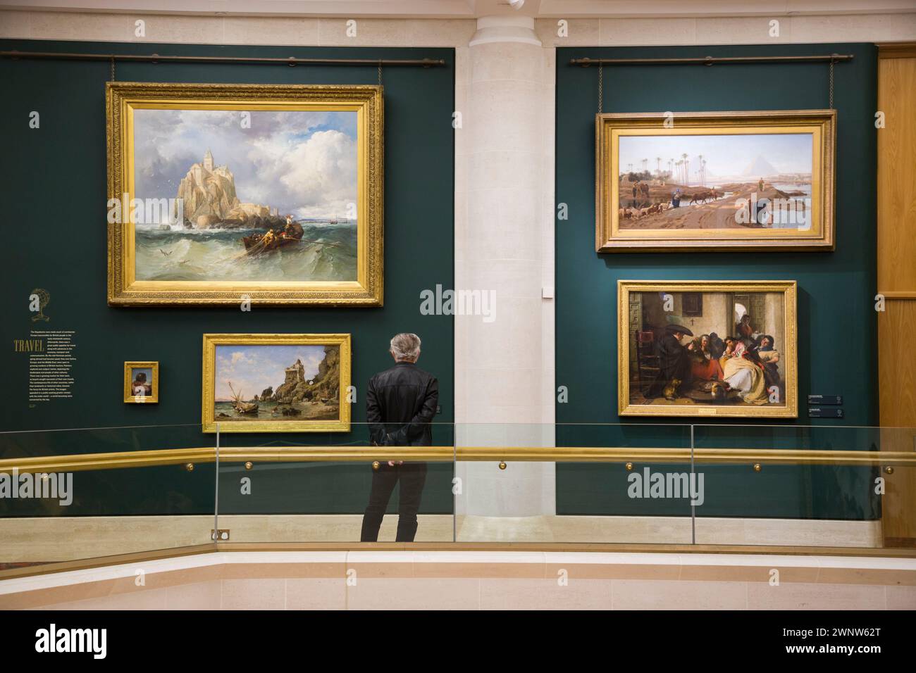 General view of painting collection / paintings inside and the interior ...