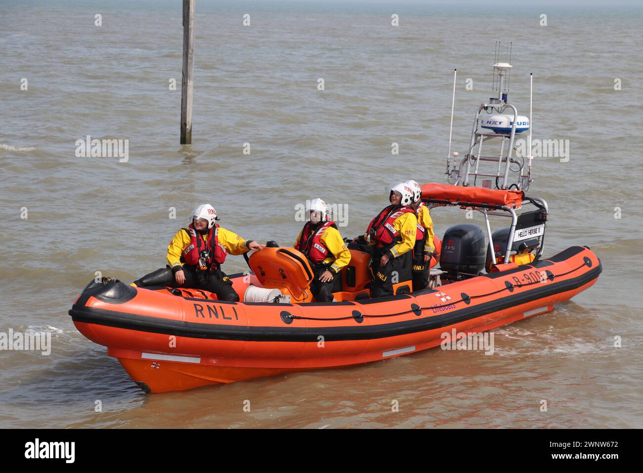 RNLI LIFEBOATS DURING A DEMONSTRATION EXERCISE Stock Photo - Alamy