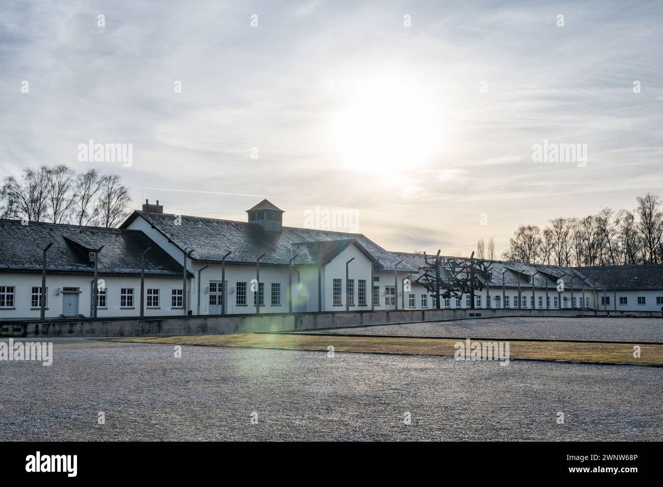 Dachau Concentration Camp Buildings in Germany Stock Photo - Alamy